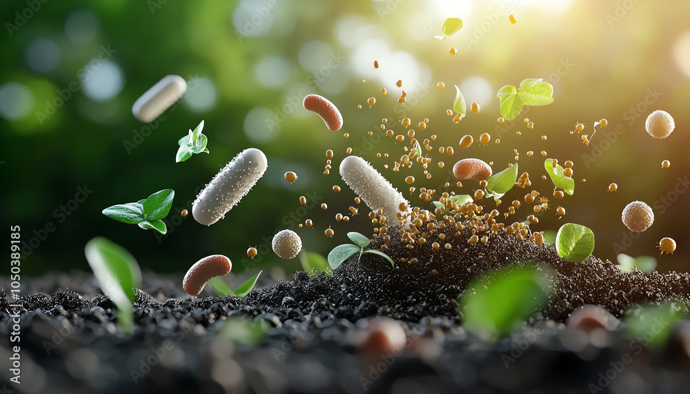 Dynamic visualization of bacteria breaking down organic matter in a ...