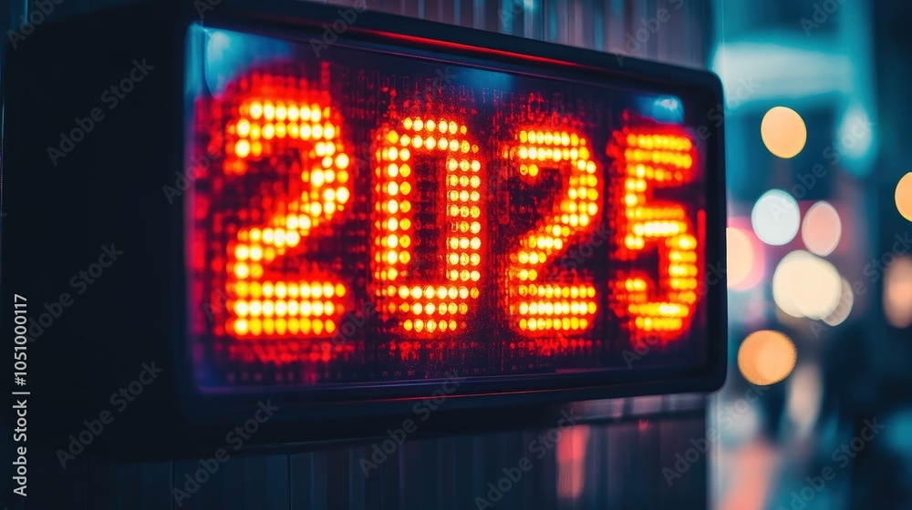 display consisting of four seven-segment LED which display the number ...
