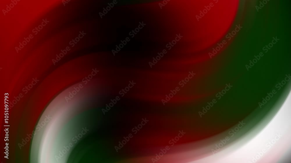 Abstract gradient background with red, black, white and green color ...