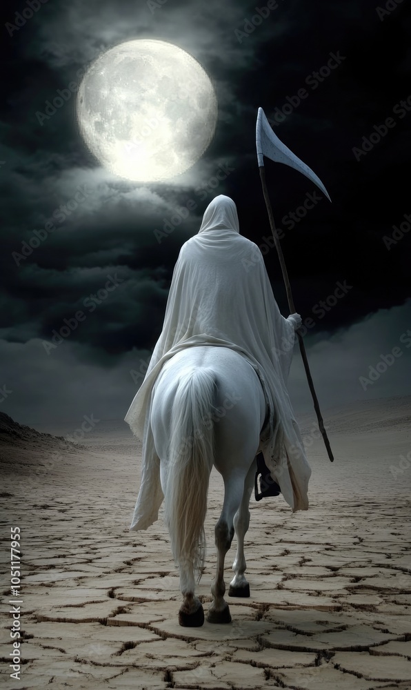 Pale horse of Revelation: symbol of death, destruction, haunting of a ...