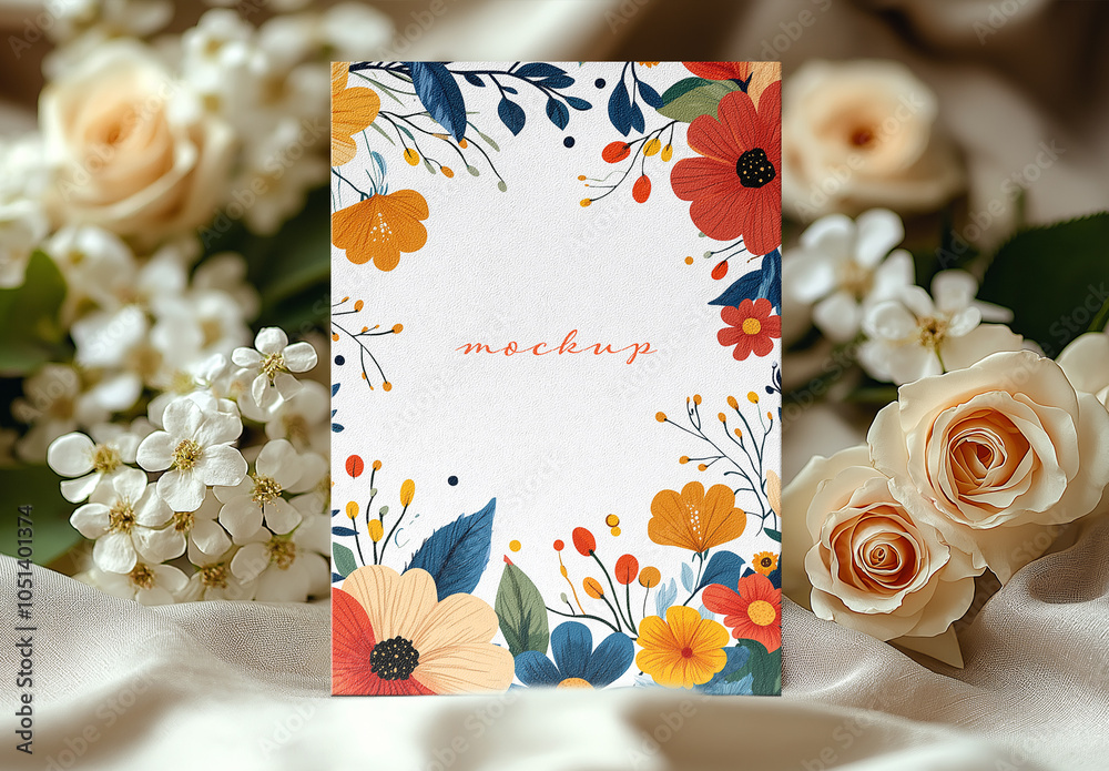 Realistic Greeting Card Mockup – AI-Generated Design for Holiday ...