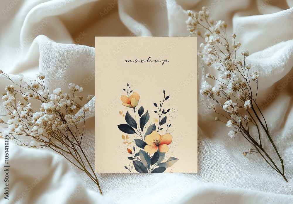 Realistic Greeting Card Mockup – AI-Generated Design for Holiday ...