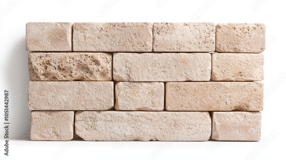 ภาพประกอบสต็อก Detailed Roman stone construction brick, rectangular ...