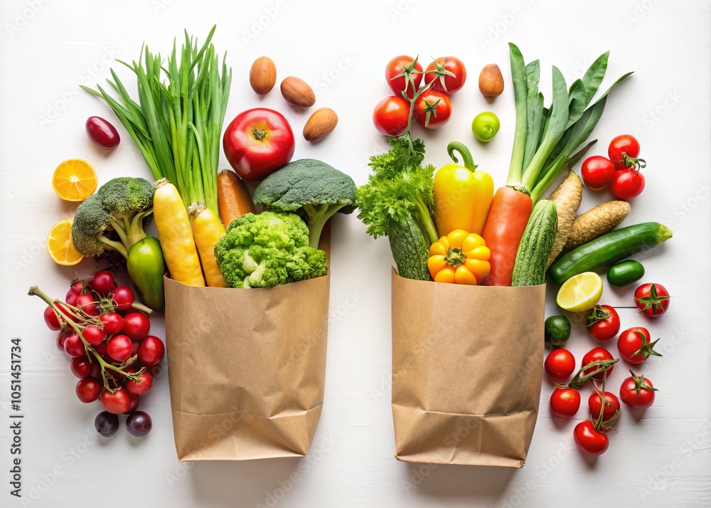 Stunning Double Exposure Photography of Vegan Vegetarian Food in Paper ...