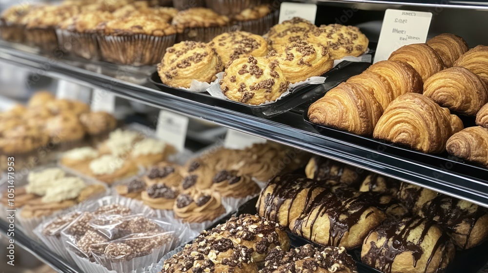 A special section in a bakery for dietary needs, featuring vegan ...