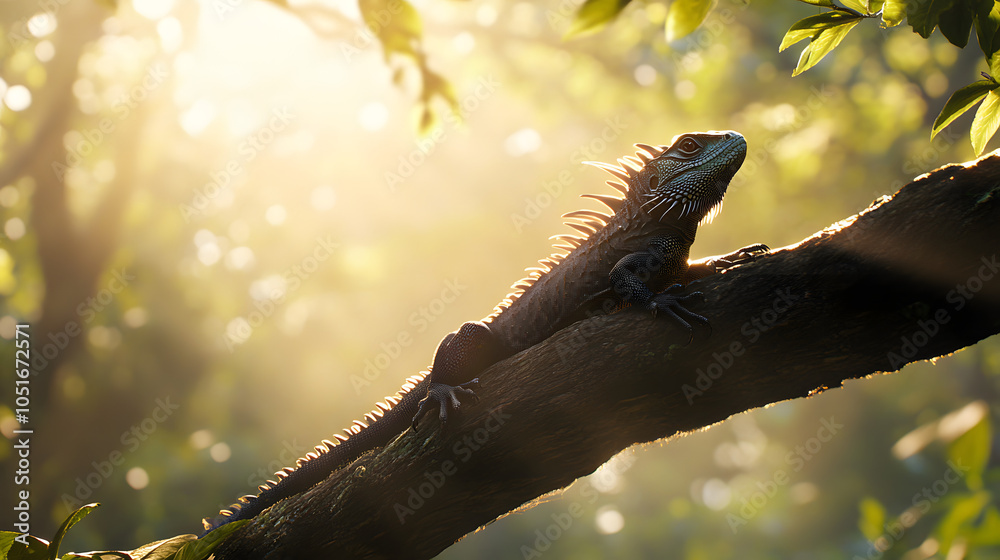 Marvel at the Natural Beauty of the Flying Dragon Lizard (Draco volans ...