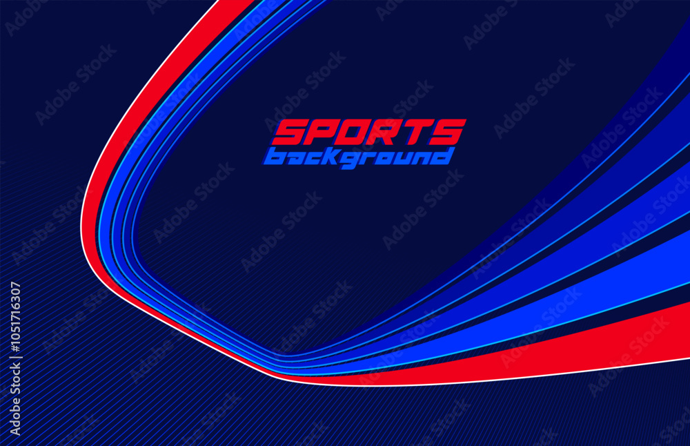 Sports activities games and racing vector linear background in 3D ...