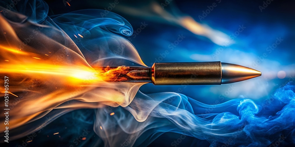 Flying Burning Bullet in Action - Explosive Dynamics and Motion Capture ...