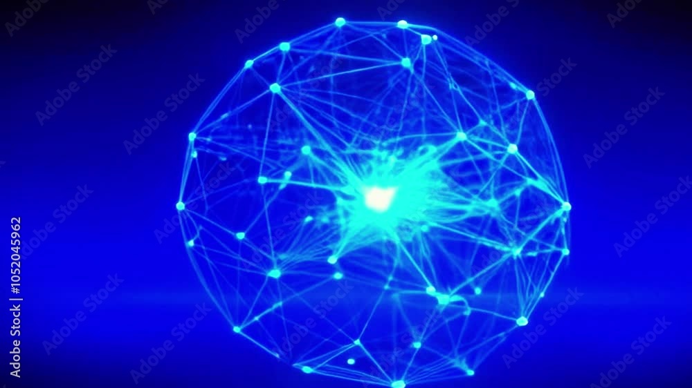 "Create a loopable illustrative 3D animation depicting the growth of a ...