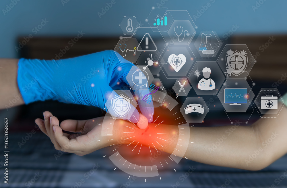 Wound care for family members at home, first aid, prevent infection or ...