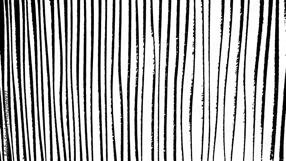 Hand-drawn vertical stripes creating a simple yet effective abstract ...
