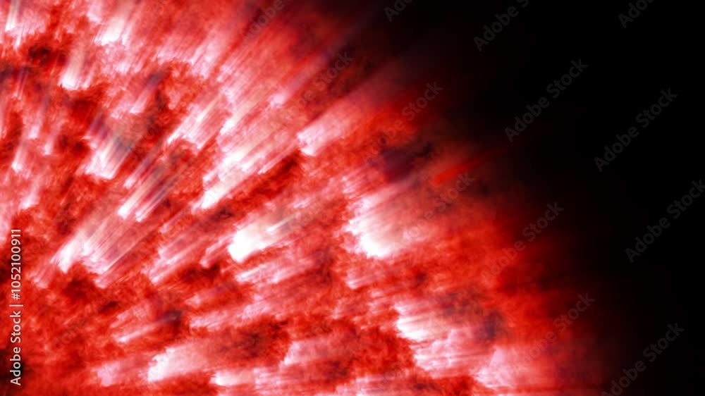 Dynamic Red Burst with Abstract Light Effects An eyecatching vivid ...