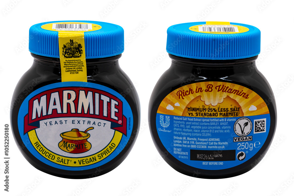 Wolverhampton, UK – October 28 2024: Front and rear of popular yeast ...