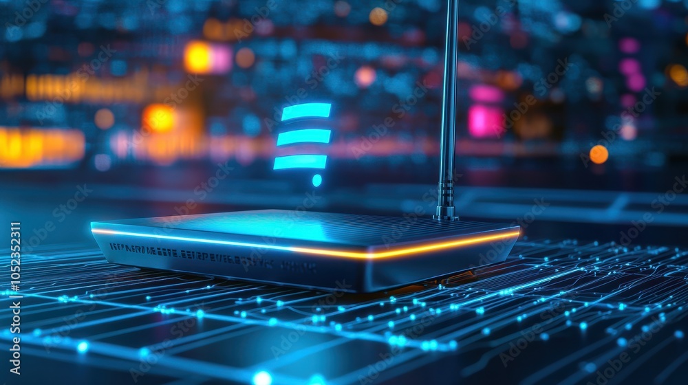 generic modern high speed 5g next generation router for home secure ...