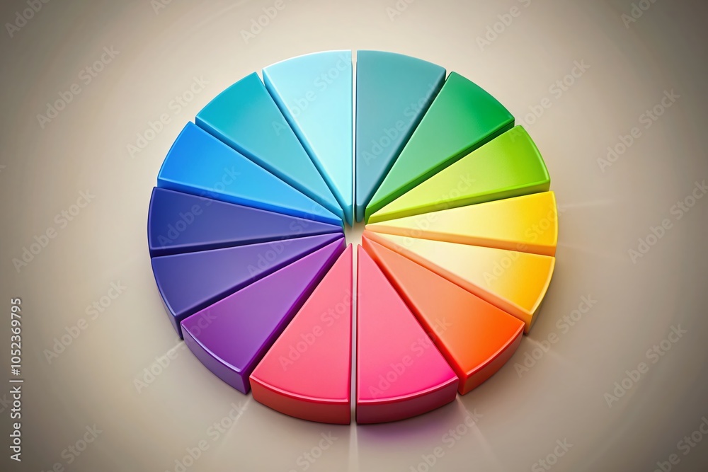 Eleven Section Pie Chart for Business Presentations and Infographics ...