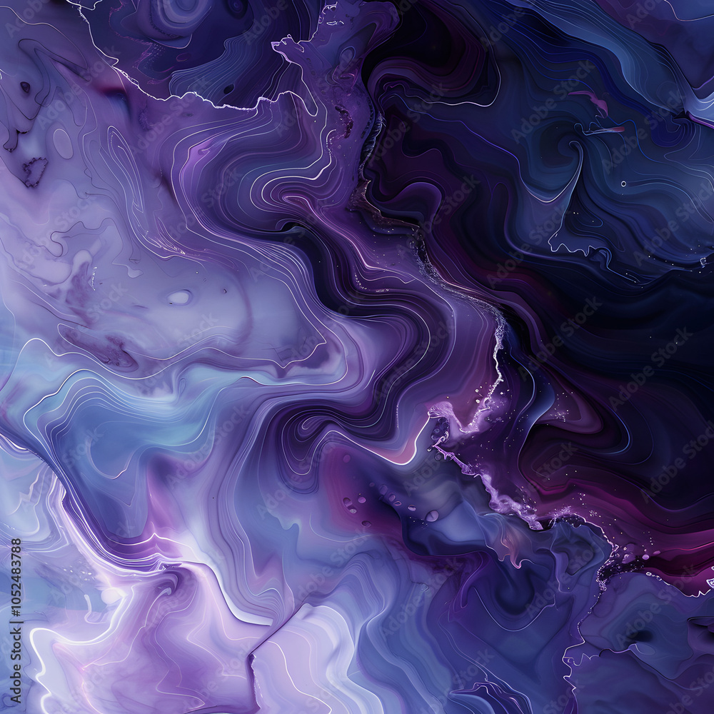 fluid abstract visuals in a dark palette, with subtle movements of ...