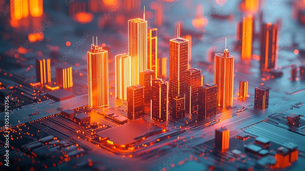 Future Urban Development Plans Discussing Nighttime Site Layouts, Using ...