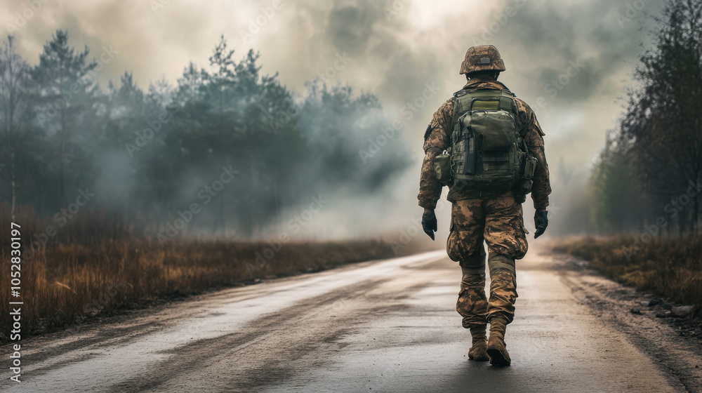 Imagine the perspective of a soldier after returning from war. What ...