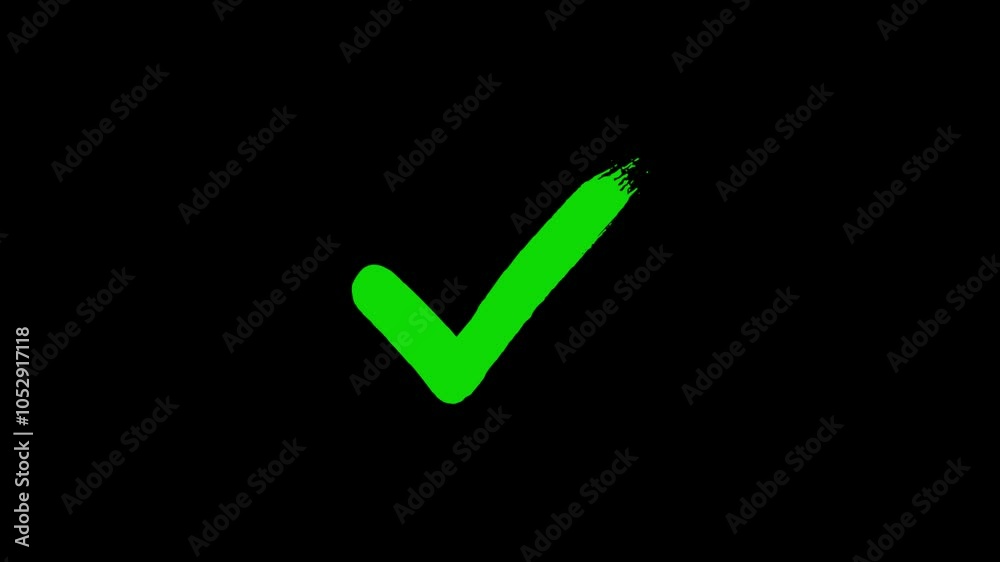 Animation of the green circle check mark icon, Green checkmark ...
