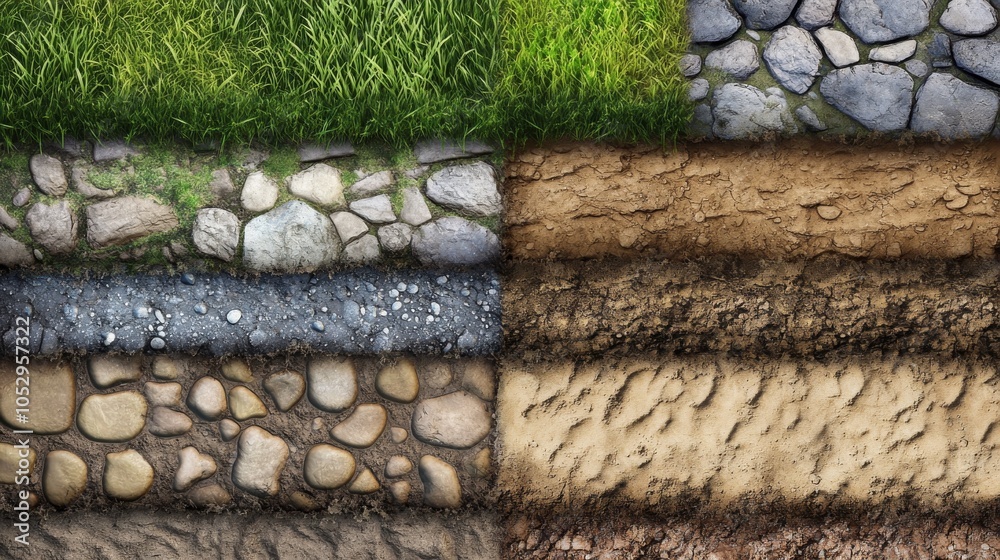 2410 46.A seamless set of ground textures designed for game interfaces ...