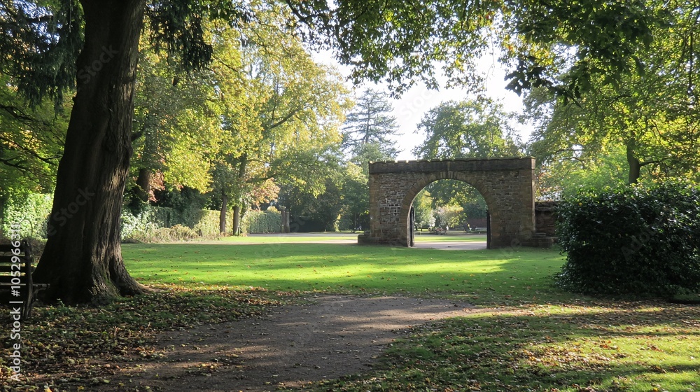 2410 15.The Castle Grounds park in Reigate, Surrey, with its ...