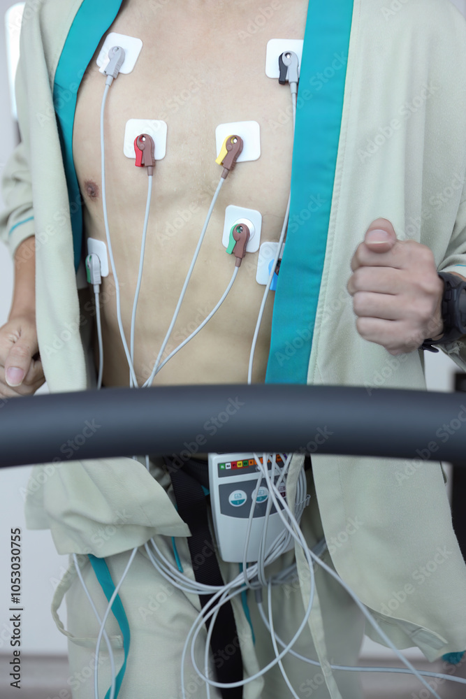 Heart electrocardiogram or monitoring using Holter for young patient ...
