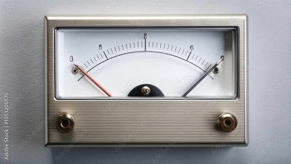 Analog electrometer measuring electricity consumption, analog ...