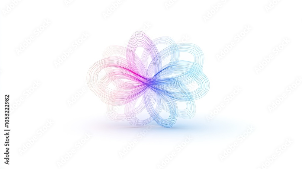 Electric Field Visualization of a Dipole Showing the Distribution of ...