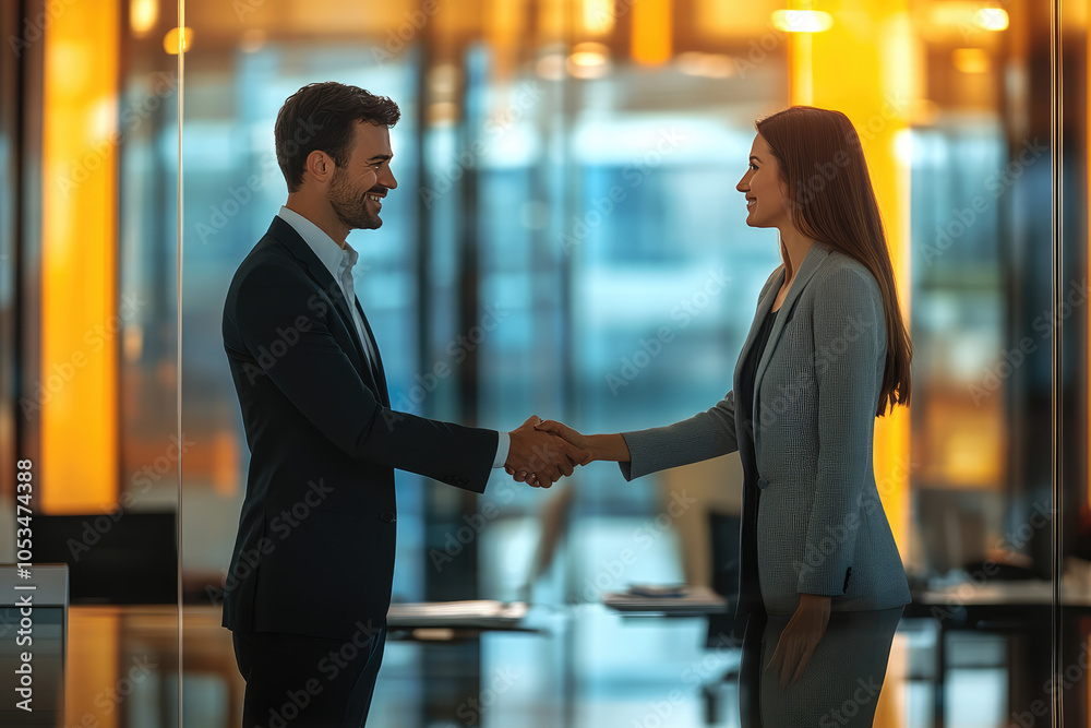 the successful female partner lawyer of the big international law firm ...