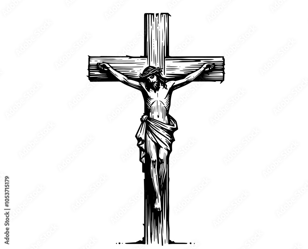 Jesus Christ Symbols Church Logo. Christian Symbols. The Cross Of