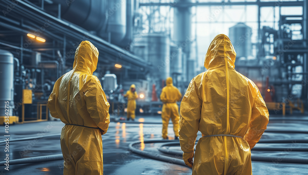 Toxic Hazard Response in Industrial Environment. A toxic leak in an ...