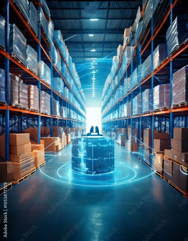 Intelligent warehouse management system with augmented reality ...