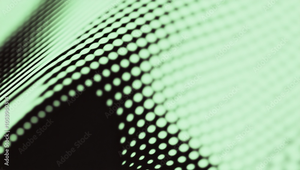 Modern abstract background with dither pattern and tilted border with ...