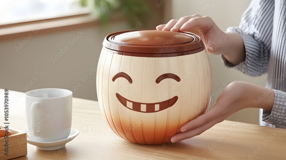 Emoji Stress Ball: Generation Z. A hand squeezing a stress ball shaped ...