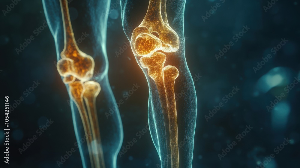 Skeletal system diagram showing the bones of the knee and lower leg ...