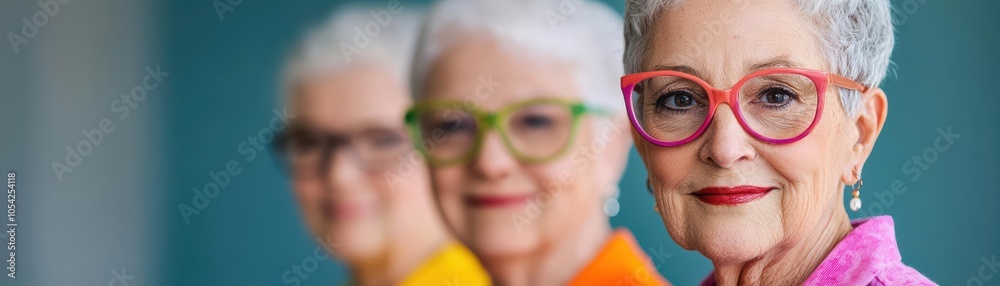 LGBTQ elder celebrating Pride with friends, showing diversity in unity ...