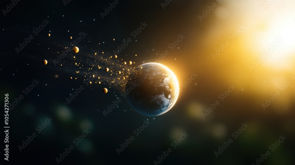 A visual explanation of a planet tilted axis, revealing the cause of ...