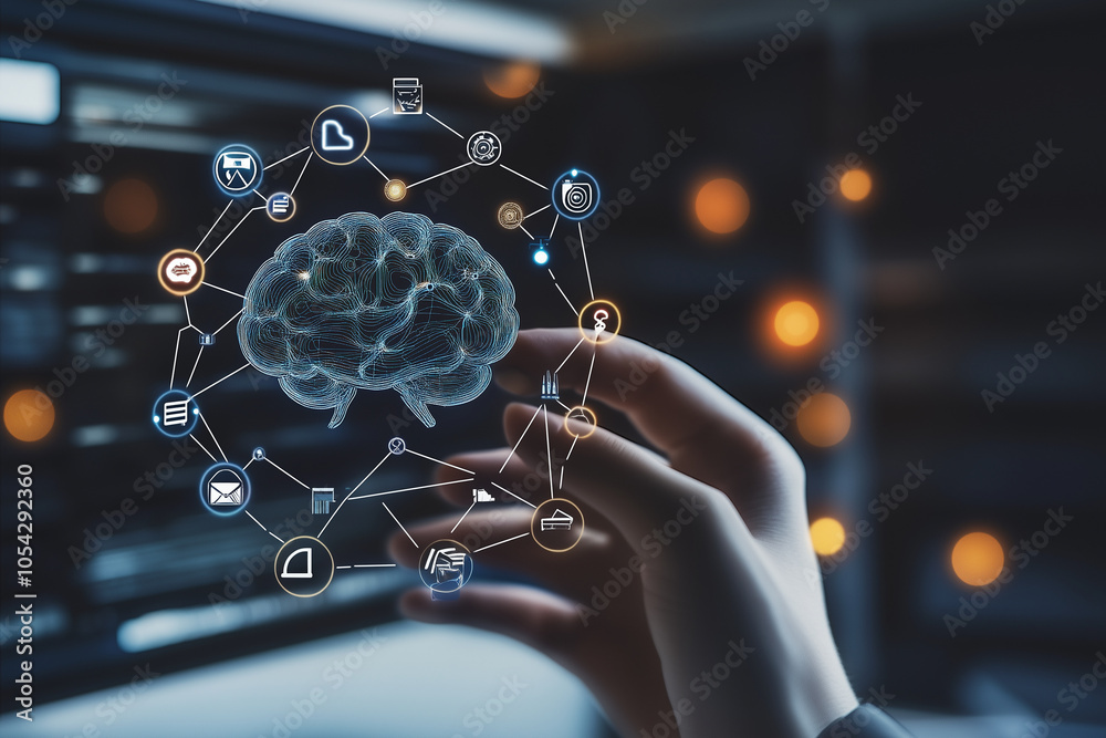 belarus intelligence and IoT automation in digital transformation A person using a virtual ...