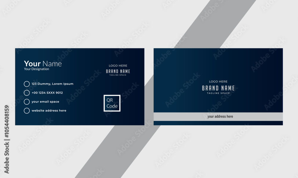 Modern and creative business card design, name card, visiting cards ...