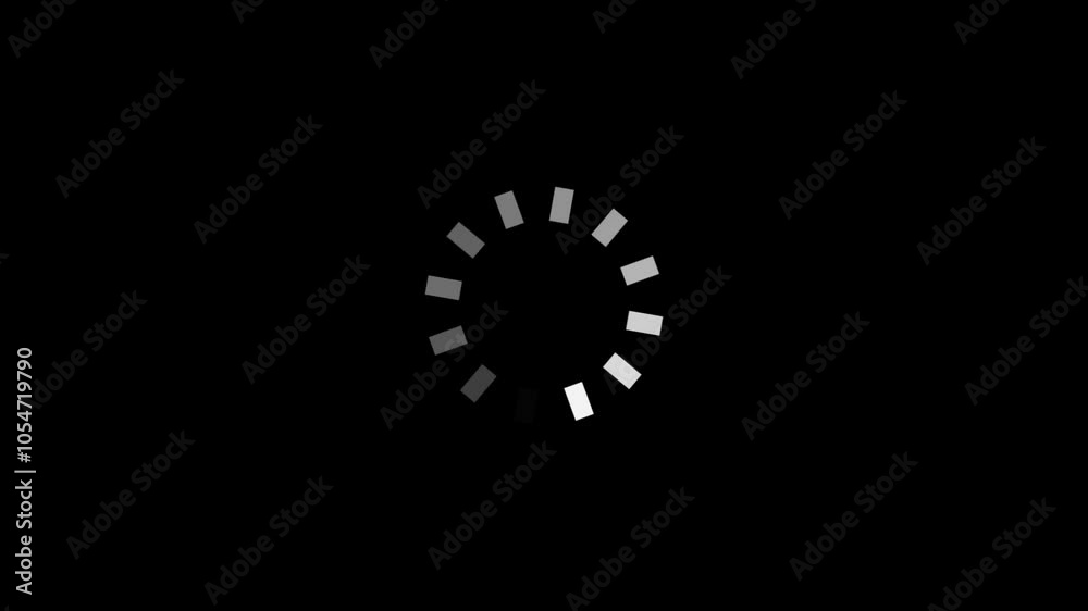 Animated of circle loading icon .Wheel loading animation video, Loading ...