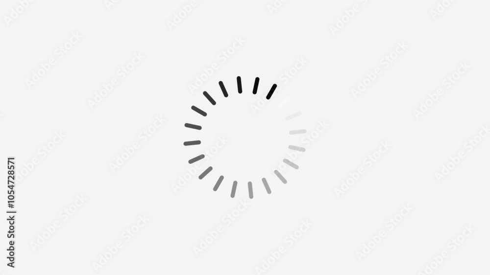 Loading circle animation and updating icon animation, circle arrow icon ...