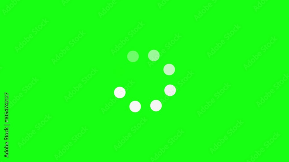 Loading wheel animation - Animated spinning load icon, Animated circle loading on green screen ...