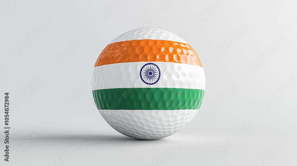 India Golf Ball: A patriotic golf ball, designed with the Indian flag ...
