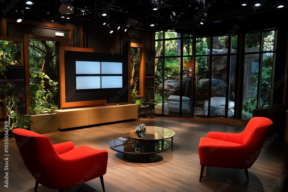 In the TV studio, media interview production is streamlined with the ...