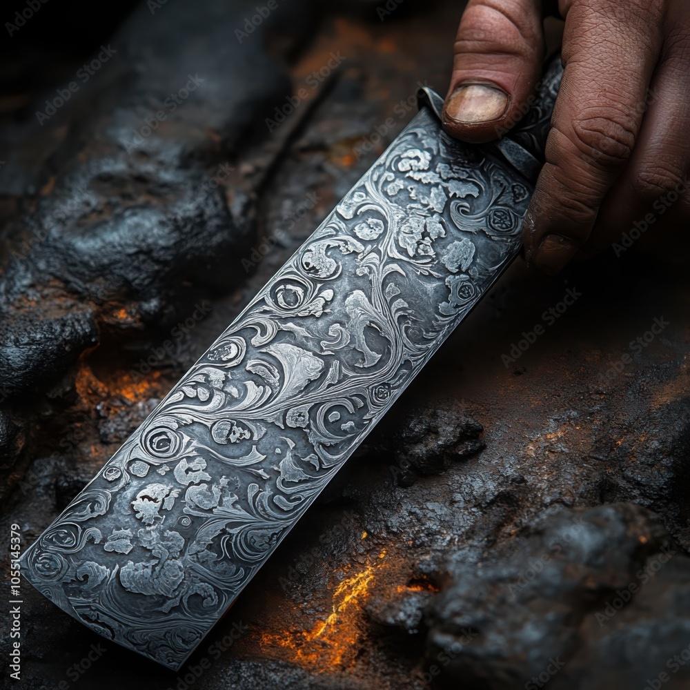 Exploring the timeless craft of traditional damascus steel forging a ...