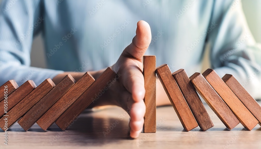 Protection finance, stopping falling block effect collapse domino ...