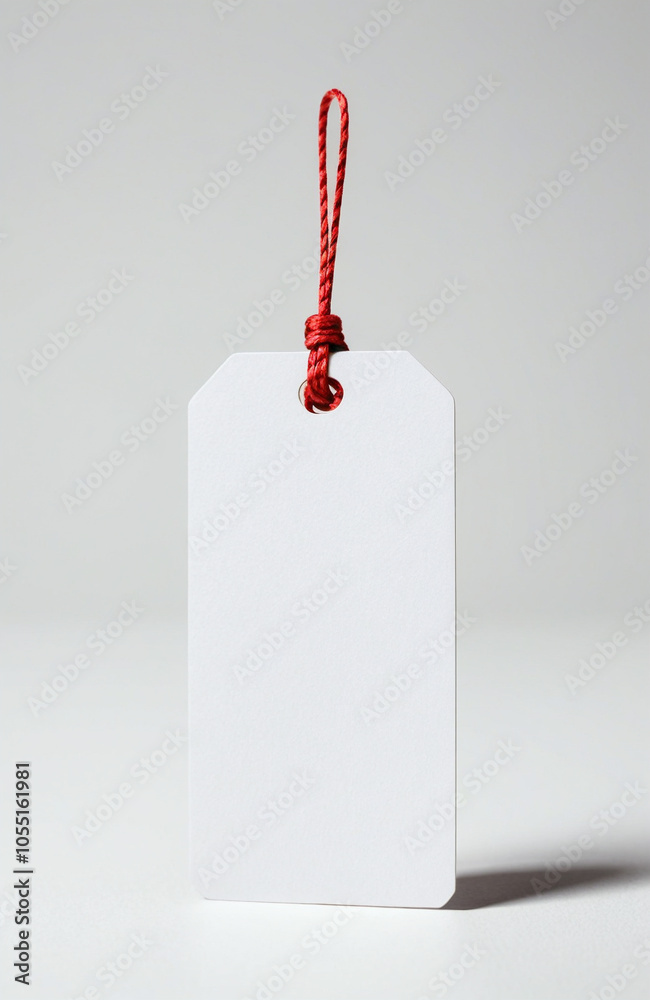 Premium price tag mockup for retail and fashion branding. Professional ...