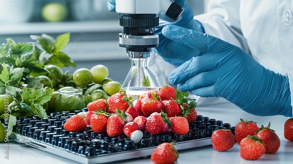 Laboratory team testing food ingredients for quality, detailed analysis ...