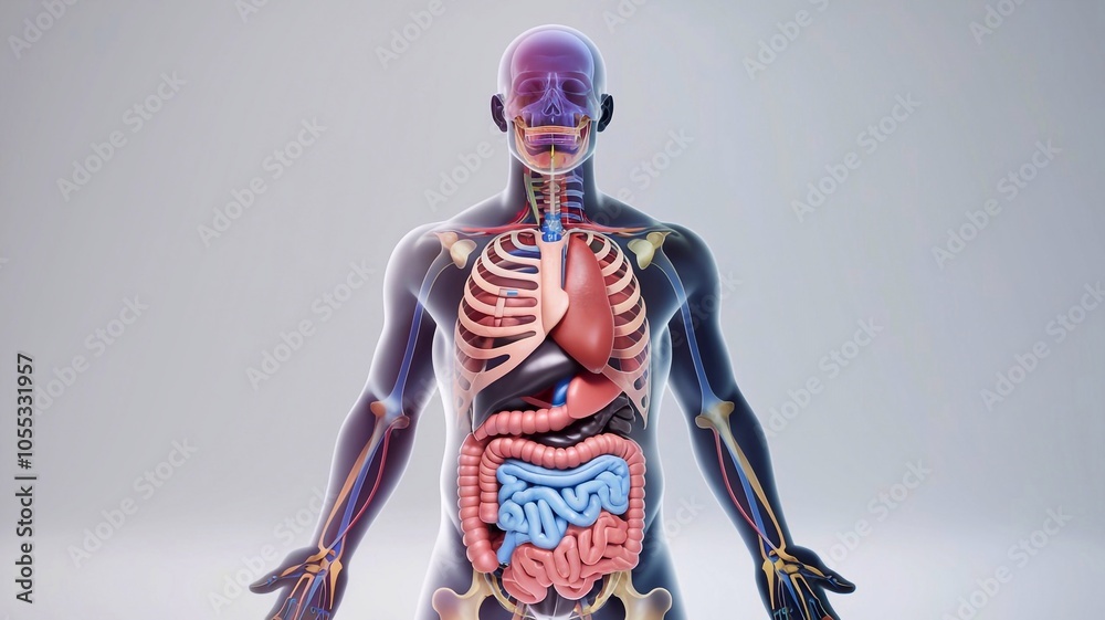 A 3D rendering of a highly detailed, scientifically accurate and ...