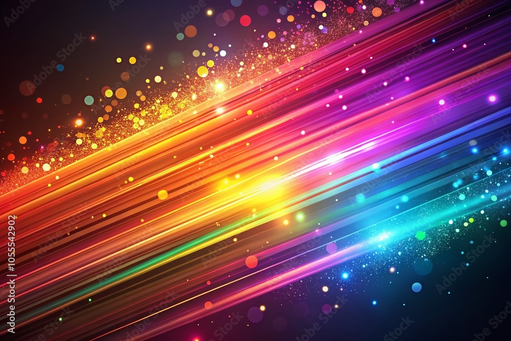 Stunning Slow Motion Particle Stripes Animation for 4K Video ...